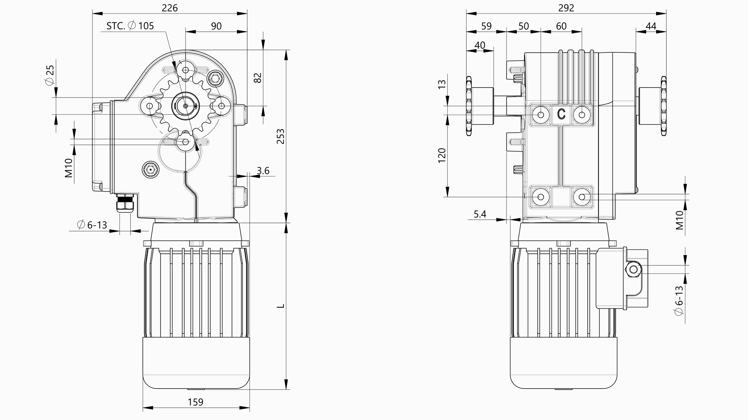 P.GW80.2.400.40.KW | De Gier Drive Systems